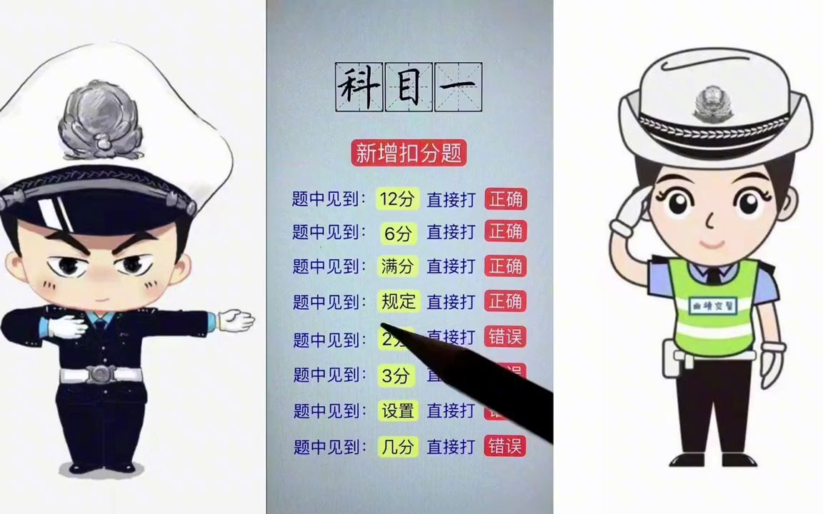 科目一考试,新增扣分题,你们都学会了吗?用对技巧一把过!