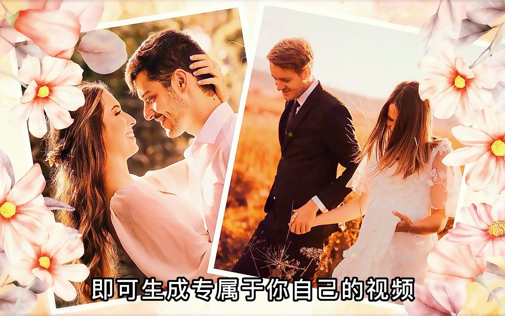 21期 AE模板浪漫爱情婚礼介绍动画