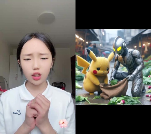 皮卡丘,你怎么和奥特曼在一起了