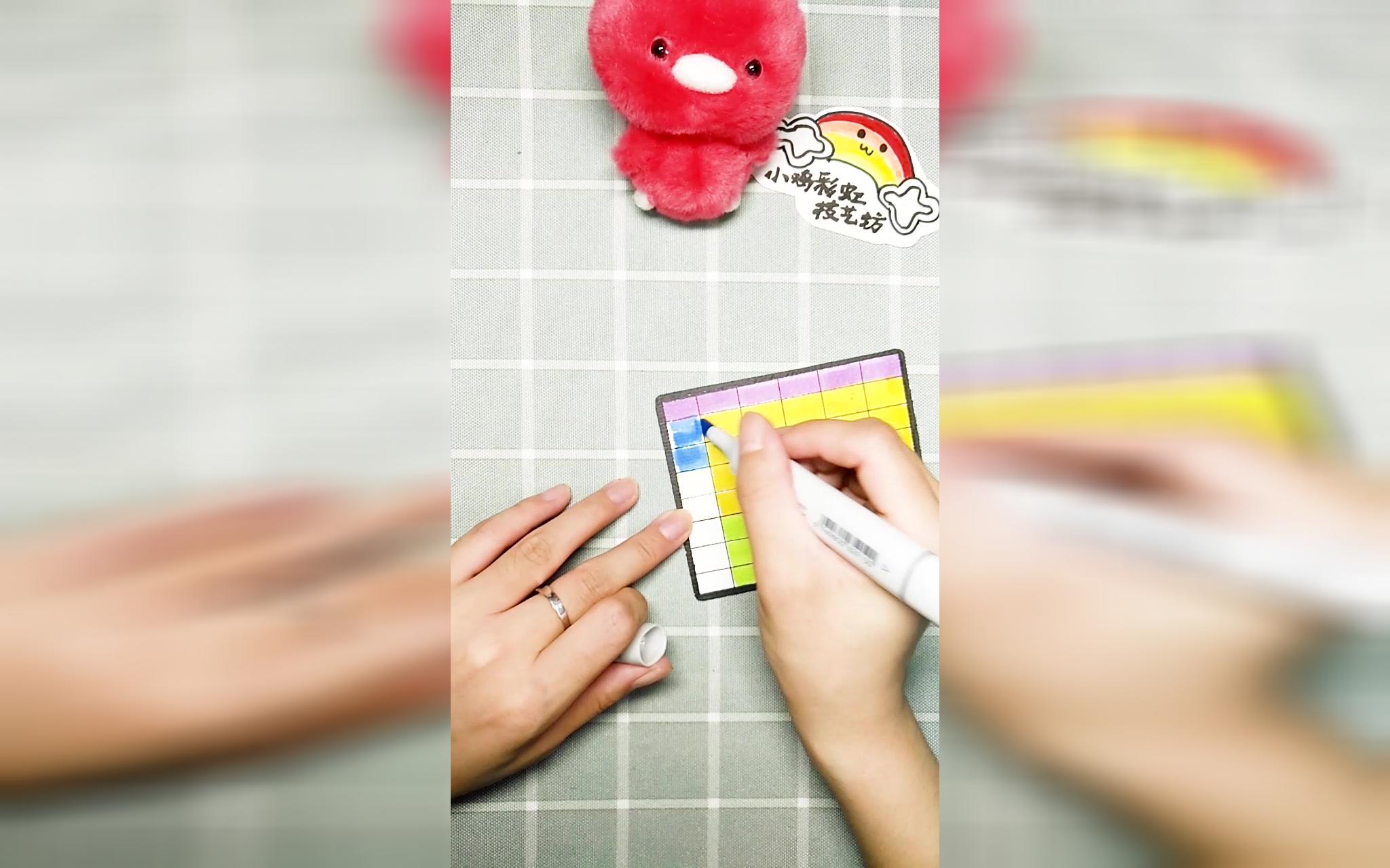 【小鸡彩虹】手把手教你做超萌课程表!