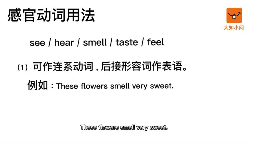 初中英语必考考点——感官动词(二)