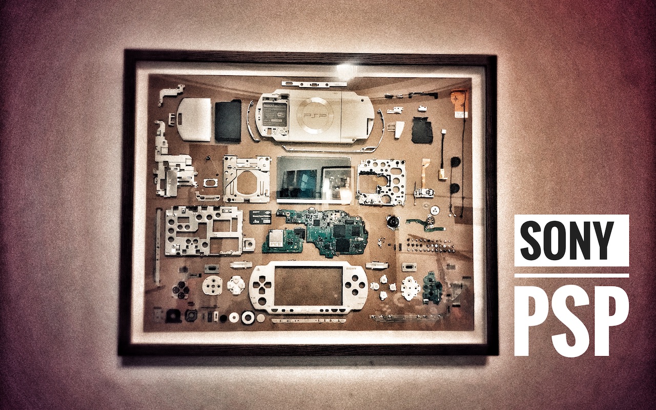 上古神器,SONY PSP1000 拆解,标本制作