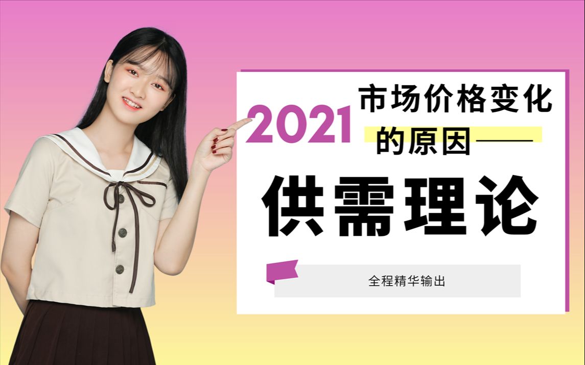 【1.5】市场价格变化的原因——供需理论