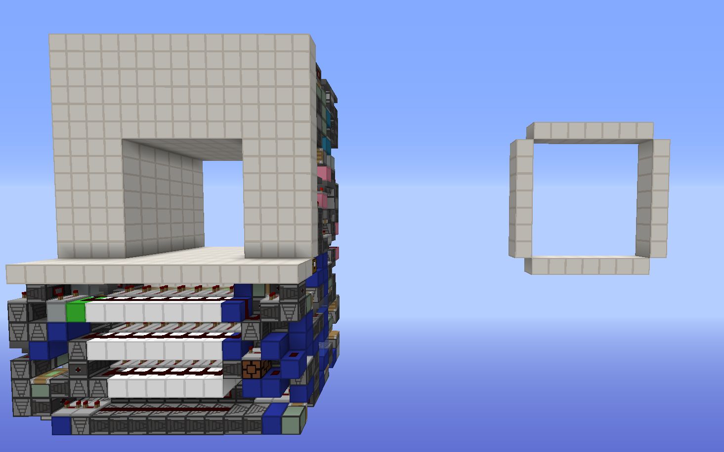 【dch_shenxu】Minecraft 7x7无痕内吸活塞门教程