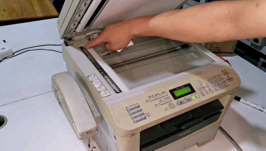 复印出来有黑线,按照这个方法操作就好了