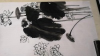水墨画荷花技法(创作篇一)——刘大庆国画教学示频