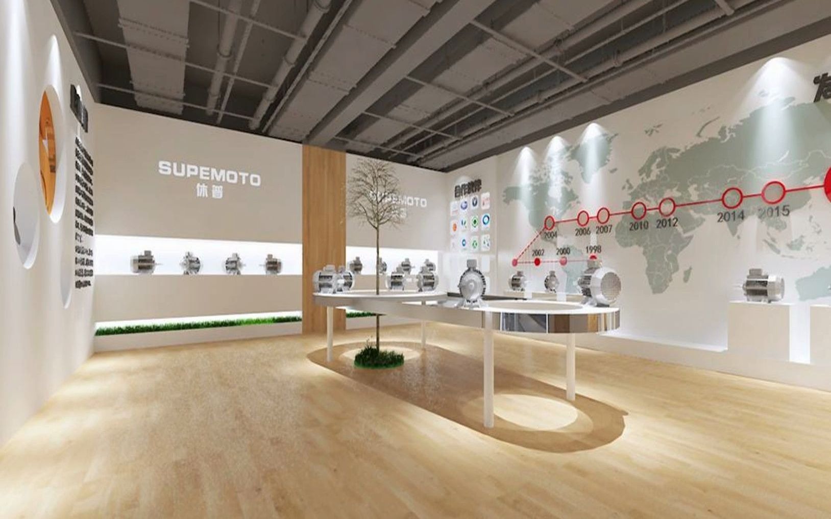 #展厅软装设计分享 #展厅案例 淄博公司企业产品展厅展示设计与装修...