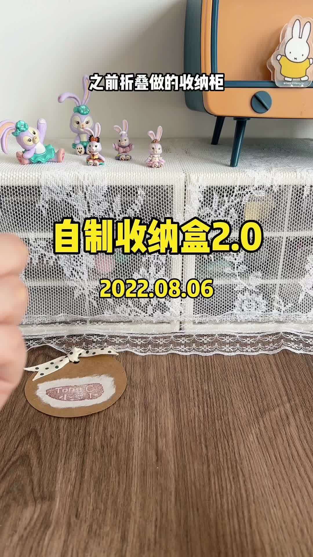 0成本自制收纳盒 手工