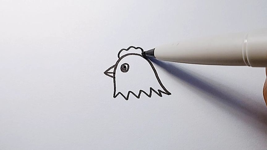 教你怎么画母鸡