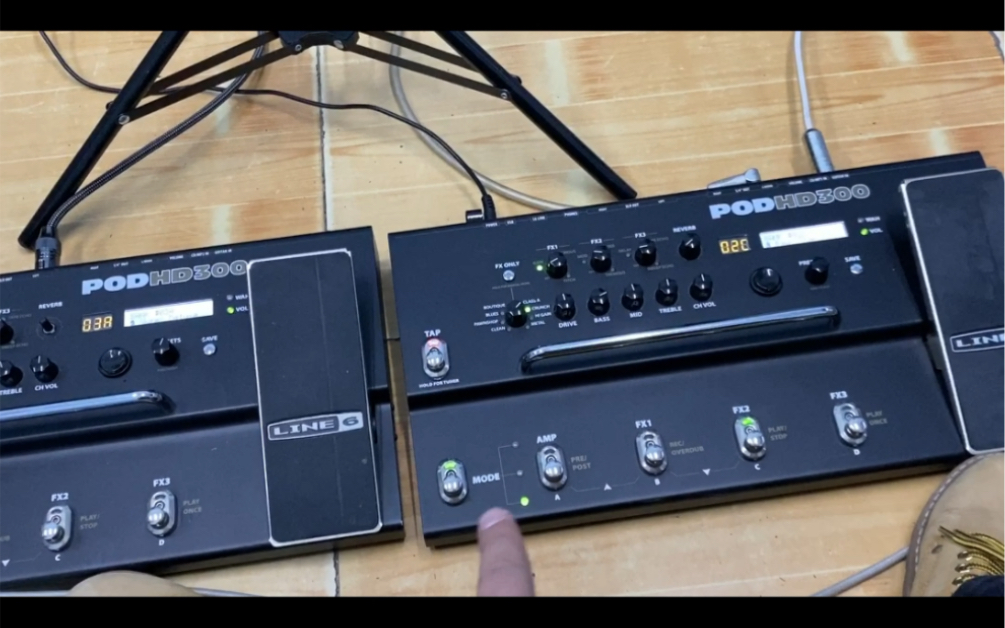 十年前的音箱模拟:line6的POD HD300综合效果器