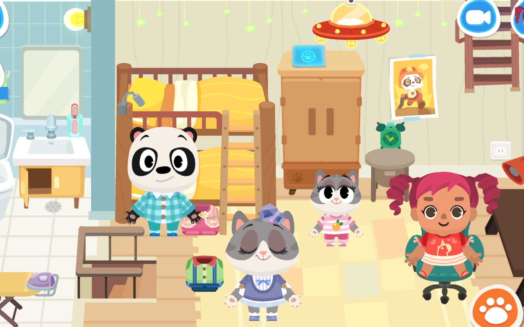 熊猫博士小镇合集:小女孩兔耳去上厕所