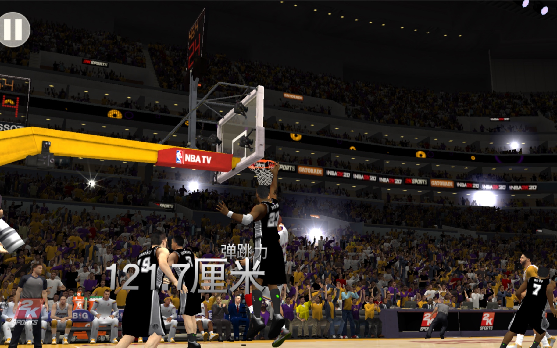 【NBA2K20生涯】各种扣篮在比赛中的表现、高度记录贴/持续更新