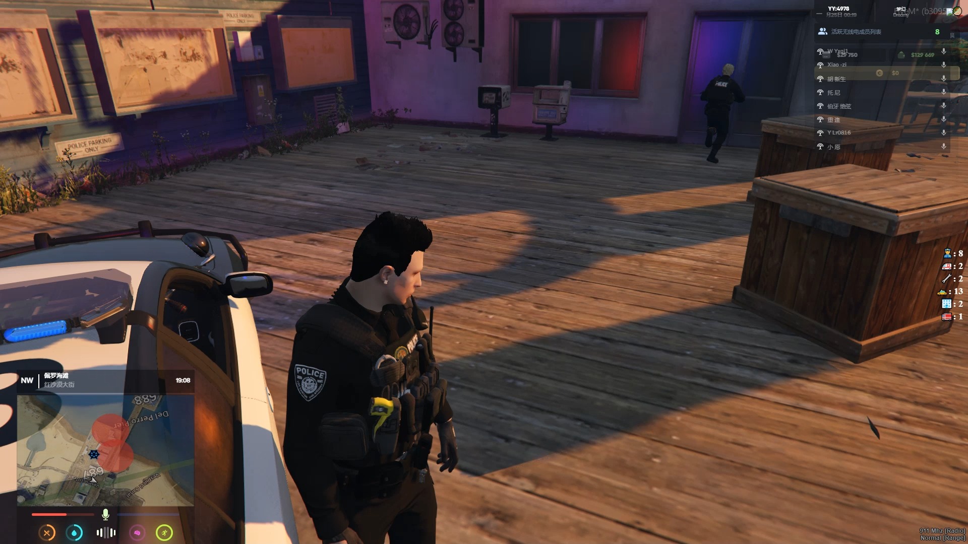 GTA5联机警察突击游乐场阵亡_游戏热门视频