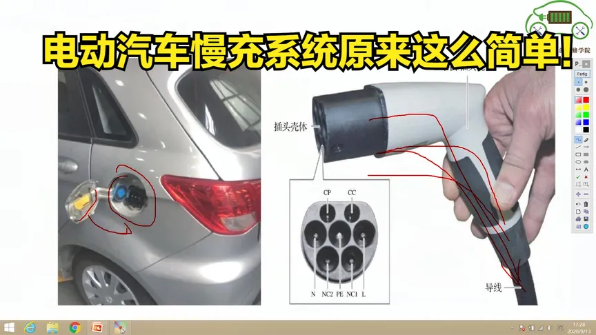 电动汽车慢充系统原来这么简单!纯干货!—新能源汽车原理与结构
