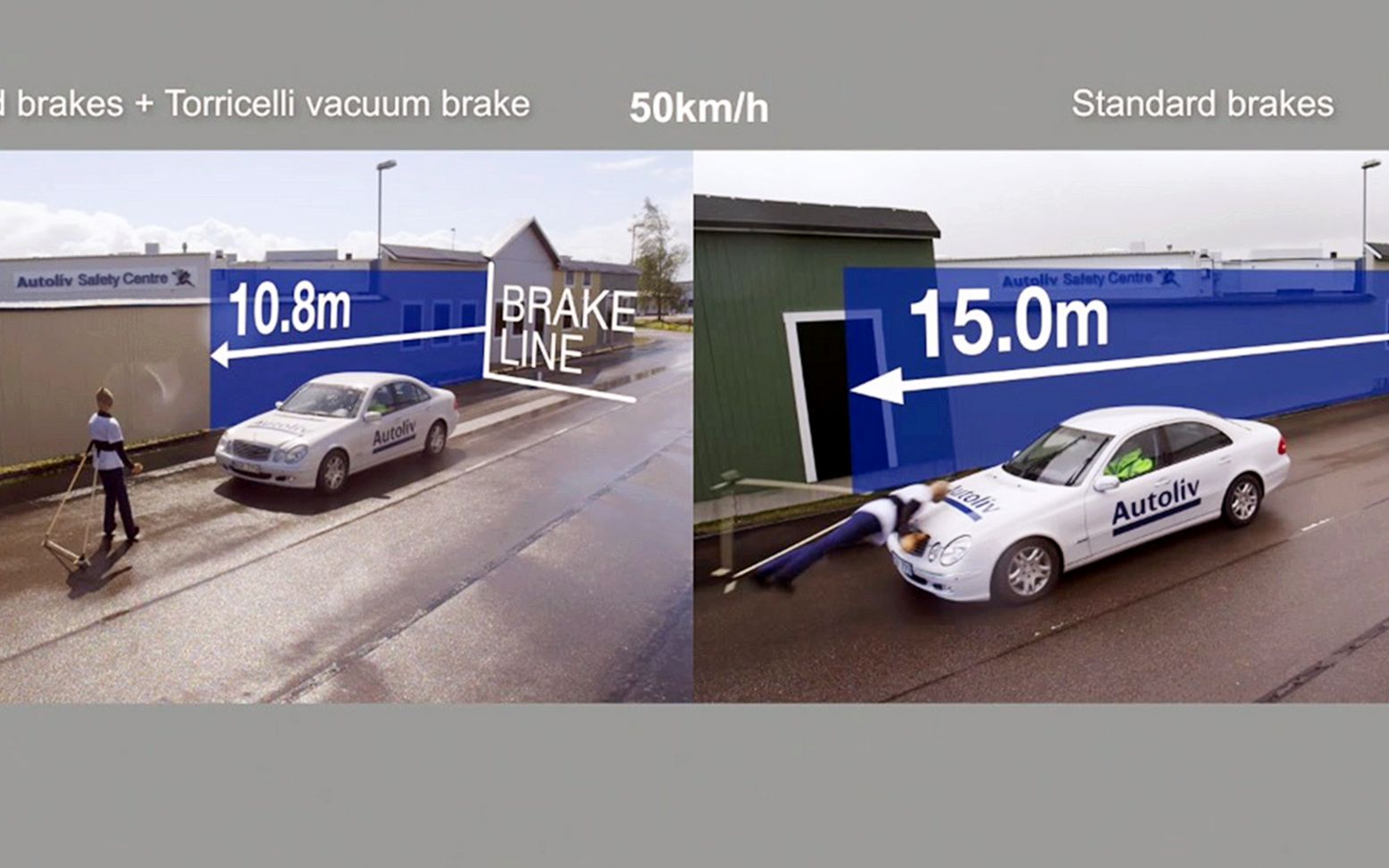 老外发明刹车神器,汽车底盘装个真空吸盘,制动距离缩短一半!