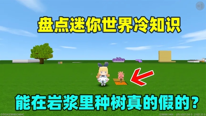 迷你世界:盘点迷你世界冷知识!能在岩浆里种树,是真的假的
