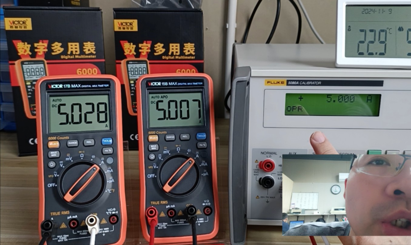 VICTOR胜利15B/17B MAX电流测试万用表