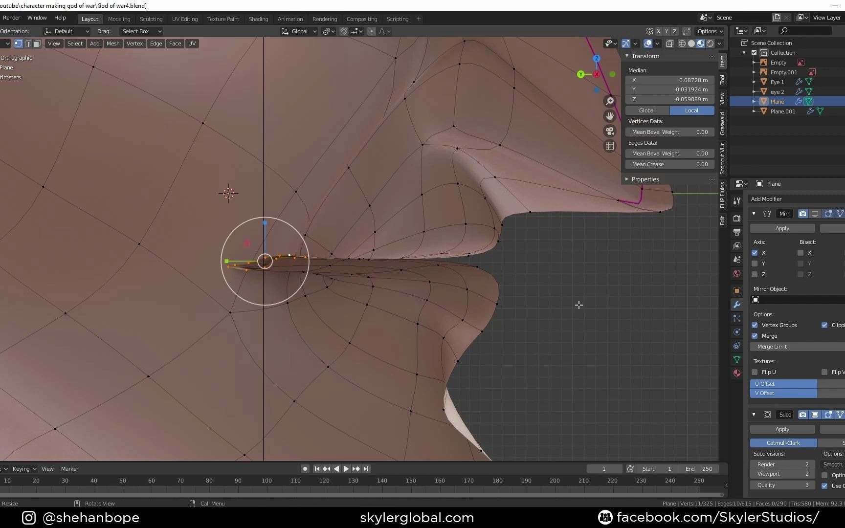 【Blender】人物口腔和牙齿的建模教程