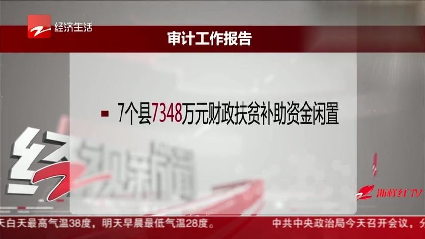 浙江公布审计工作报告!这几个亿跟你息息相关,需要关注!