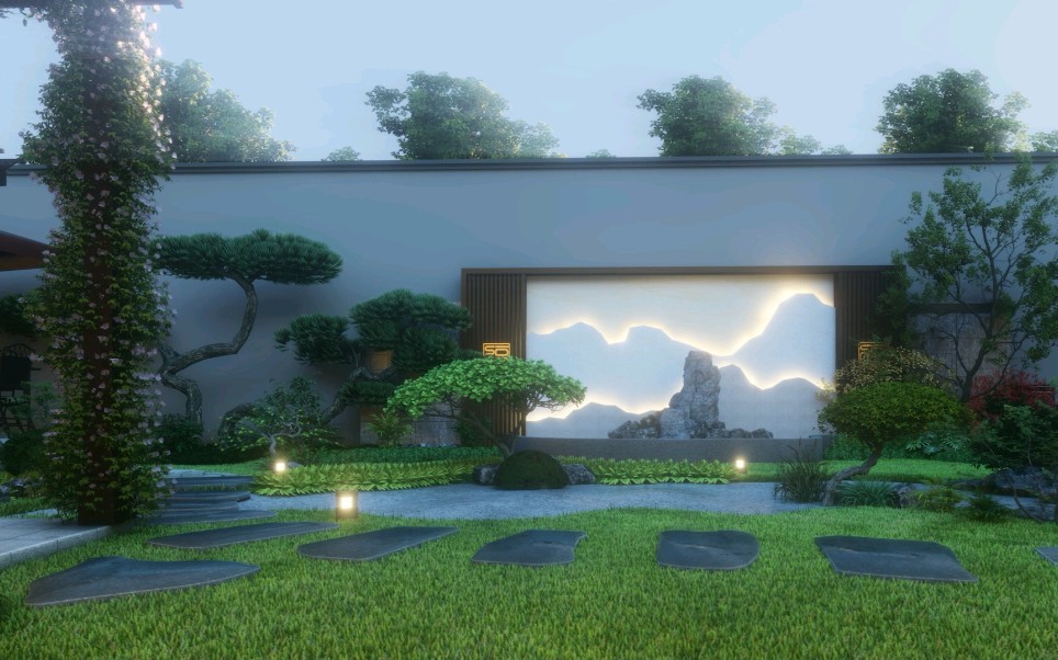 lumion庭院动画,从建模到处动画全过程展示。