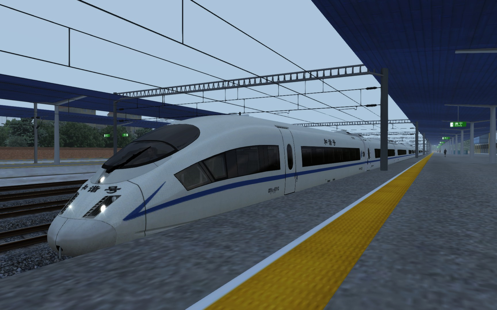 【Train Simulator 2018】EP43 CRH3C 遂宁—成都东(10倍快进)