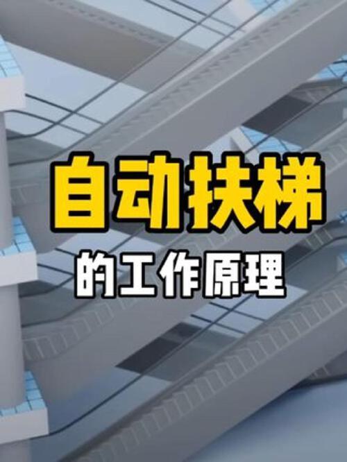 自动扶梯这个视角你肯定没看过,自动扶梯是如何工作的?