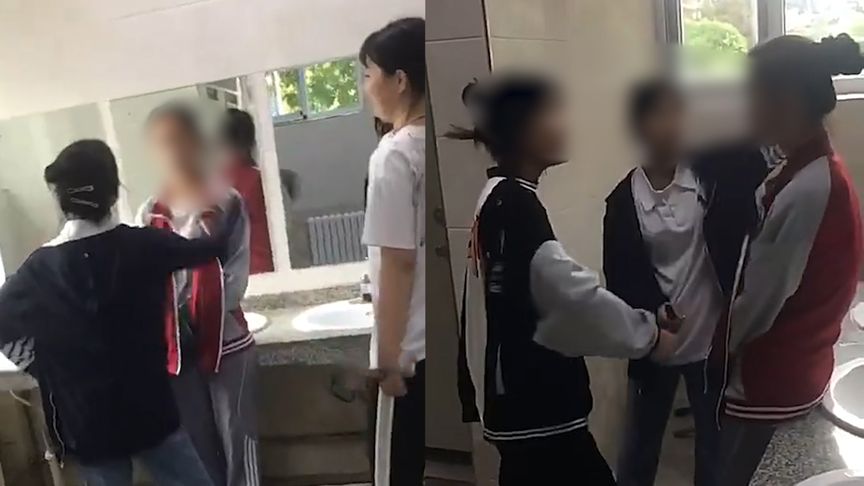 教体局通报张家口女生公厕被打:三名打人者被给予治安行政处罚