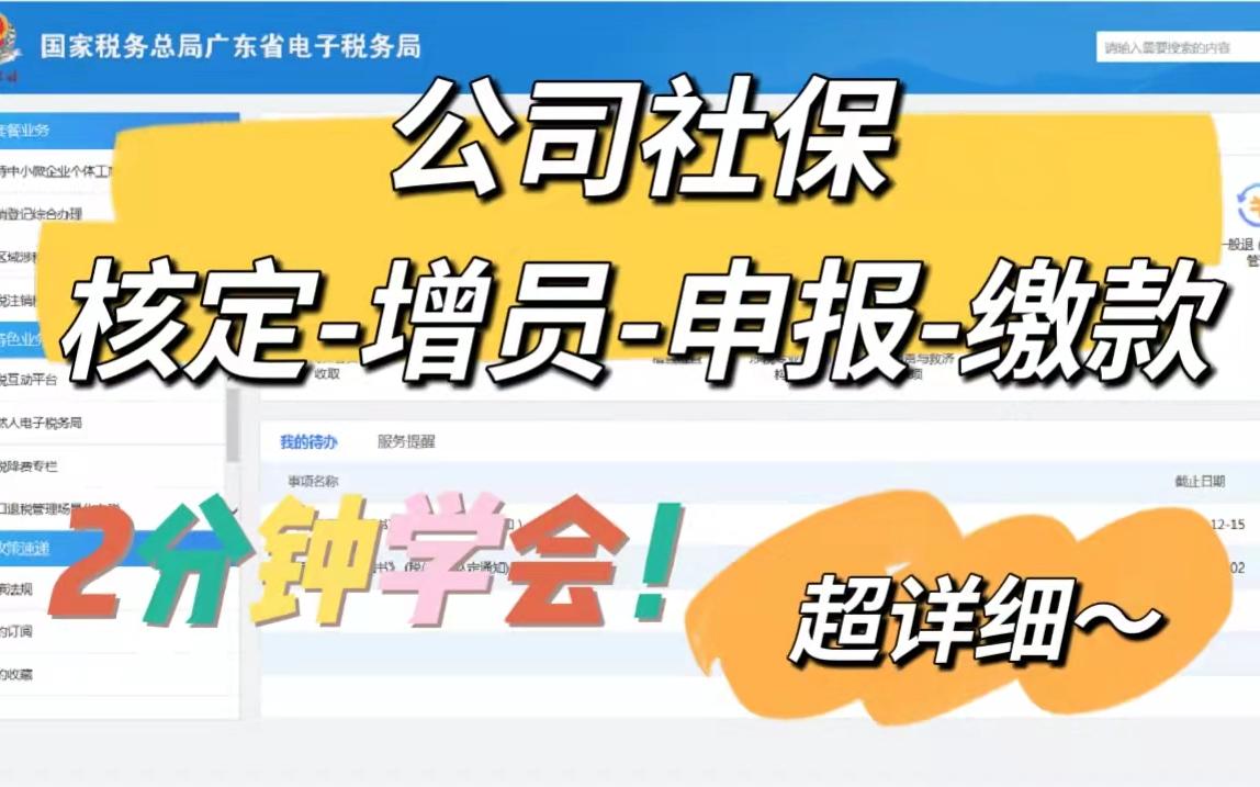 会计实操分享|手把手教你公司社保的4项操作