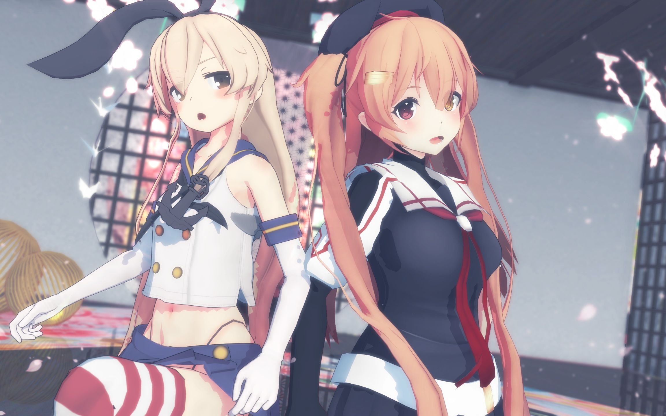 【模型更新】『宵宵古今』村雨改二&岛风【舰C/1440p】