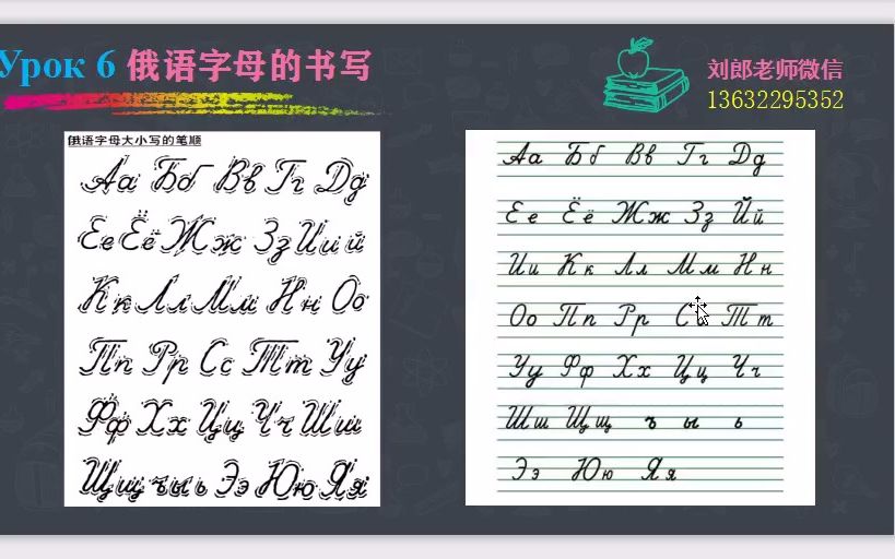 06-俄语语音10分钟-俄语字母的书写