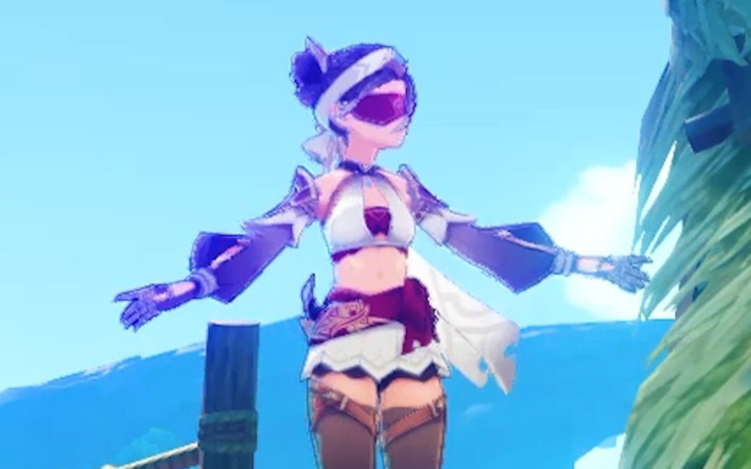 【MMD动作配布】原神 镀金旅团 沙中净水 跳舞动作