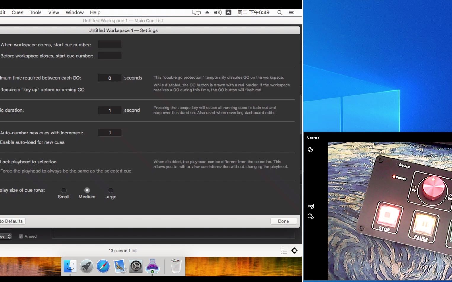 QLAB控制器midi控制器设置教程