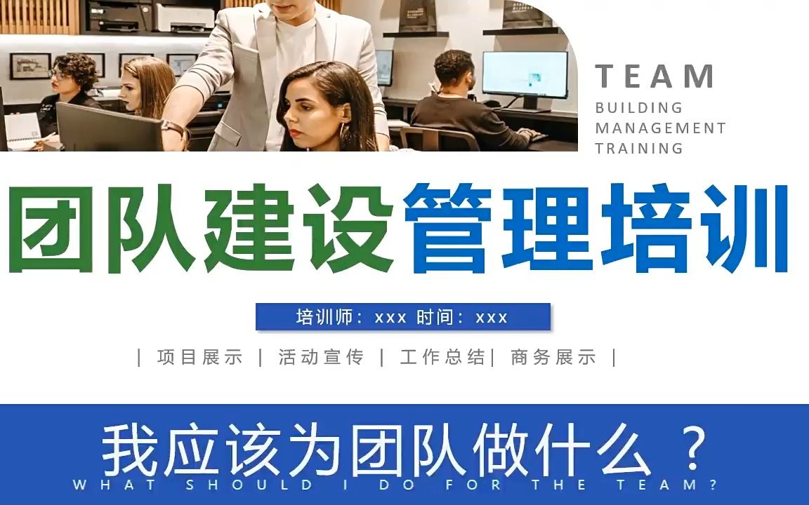 企业团队建设管理培训PPT模板