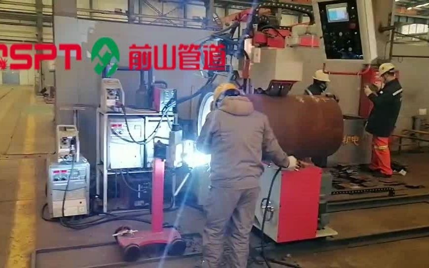 管道法兰自动焊机_管件自动焊机_前山管道分体式自动焊机