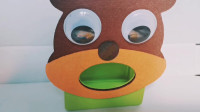 幼儿园益智区小动物喂食物图形饼干游戏活动