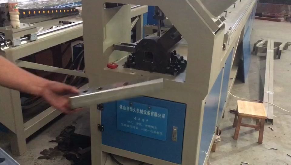 数控方管冲孔机设备 自动冲断机 不锈钢方管打孔切断一体机