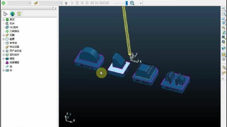 17、powermill 机明 刀路参数页面(电极模块)--边界讲解