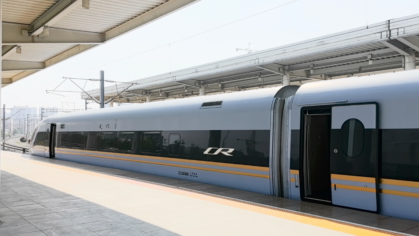 ...～启动!CR300BF-5036担当D5603次列车(南京南→安庆)1站台出站