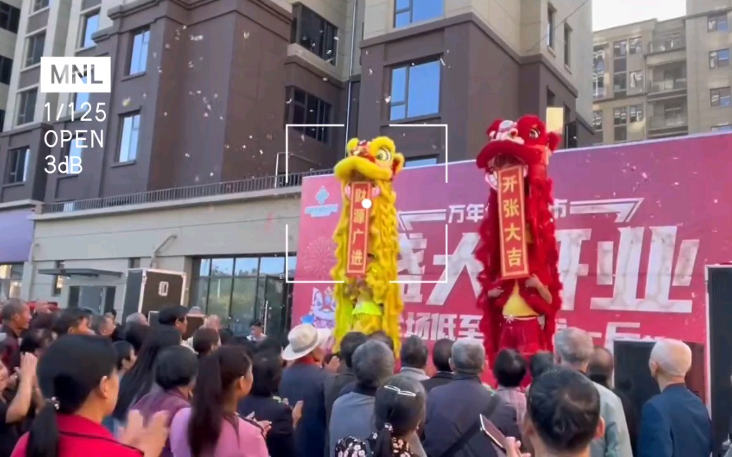 十一月第二场开业醒狮演出