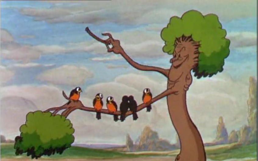 《花与树》由华特·迪士尼出品,1932年获得奥斯卡最佳动画短片奖,这...