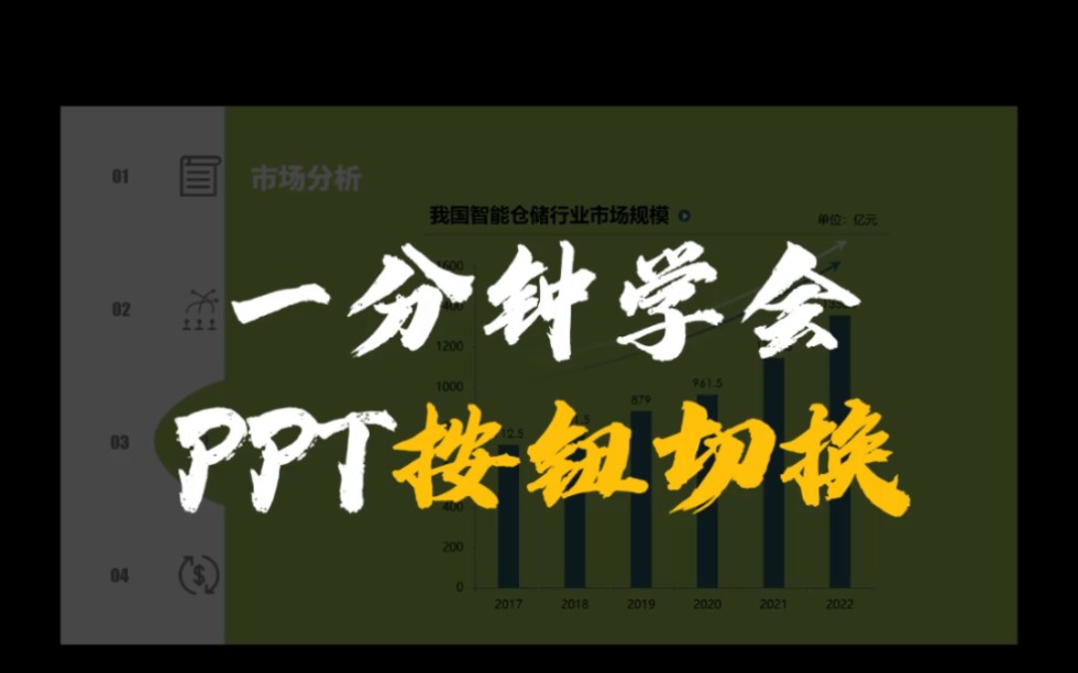 我说这个按钮切换是PPT中最厉害的没毛病吧