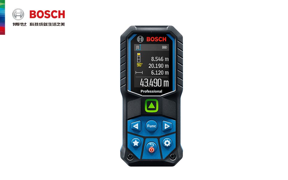 BOSCH博世史诗级高精度绿光测距仪GLM50-23G手持激光尺使用介绍