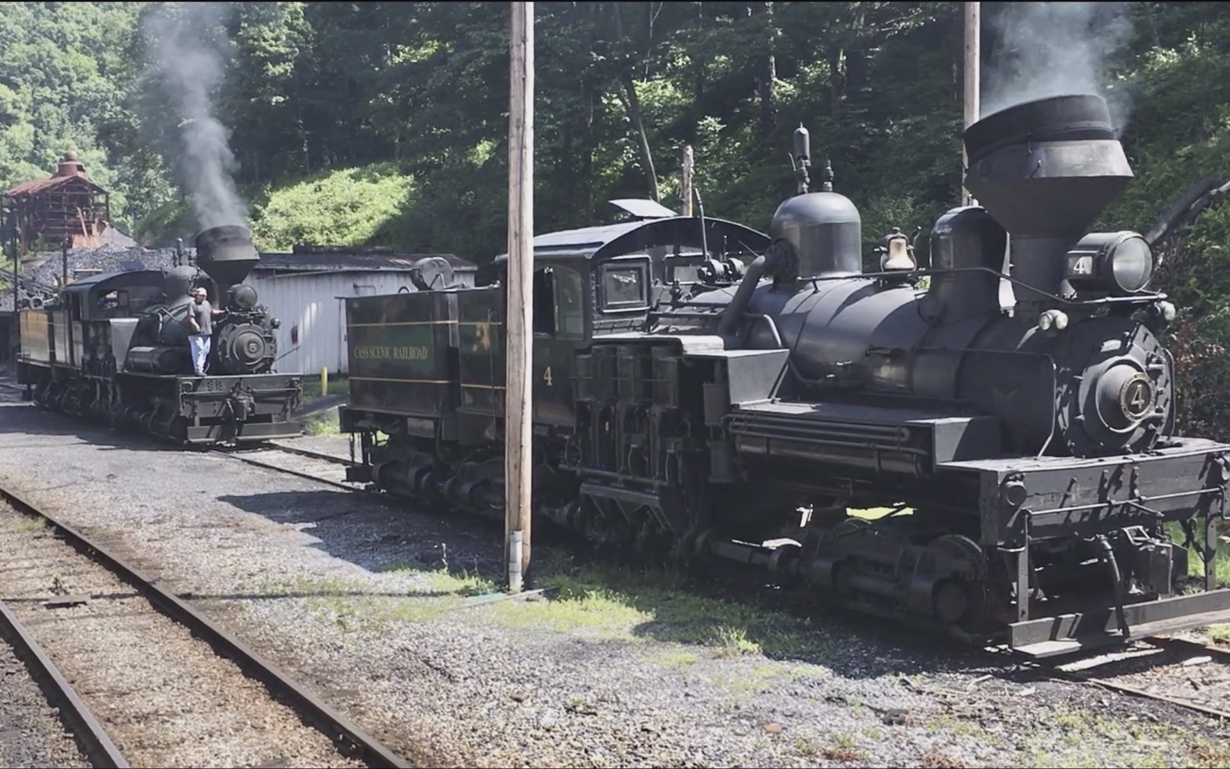 【搬运】西弗吉尼亚登山蒸汽观光列车 之字形爬山铁路 火车迷朝圣地