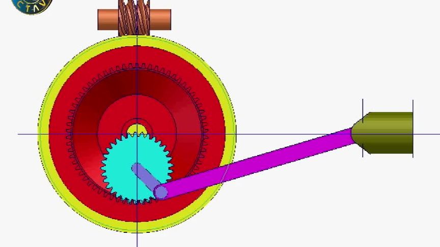 活塞行程可调节的行星齿轮机构