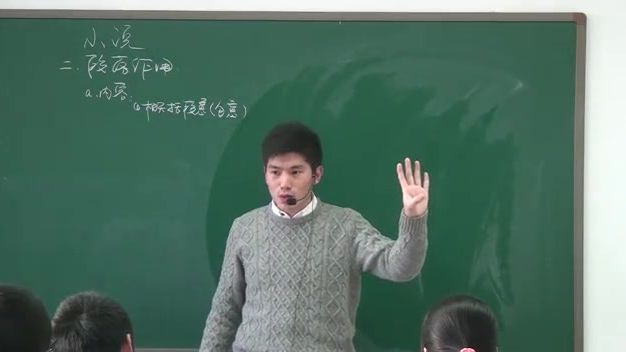 国思语文张老师课例视频:段落的作用