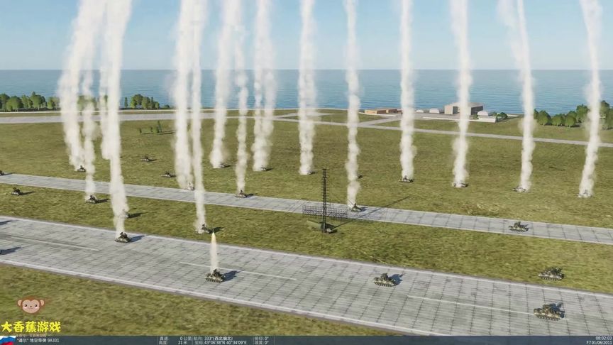 70台防空导弹守护机场,能否成功拦截50架A10战斗机?战争模拟