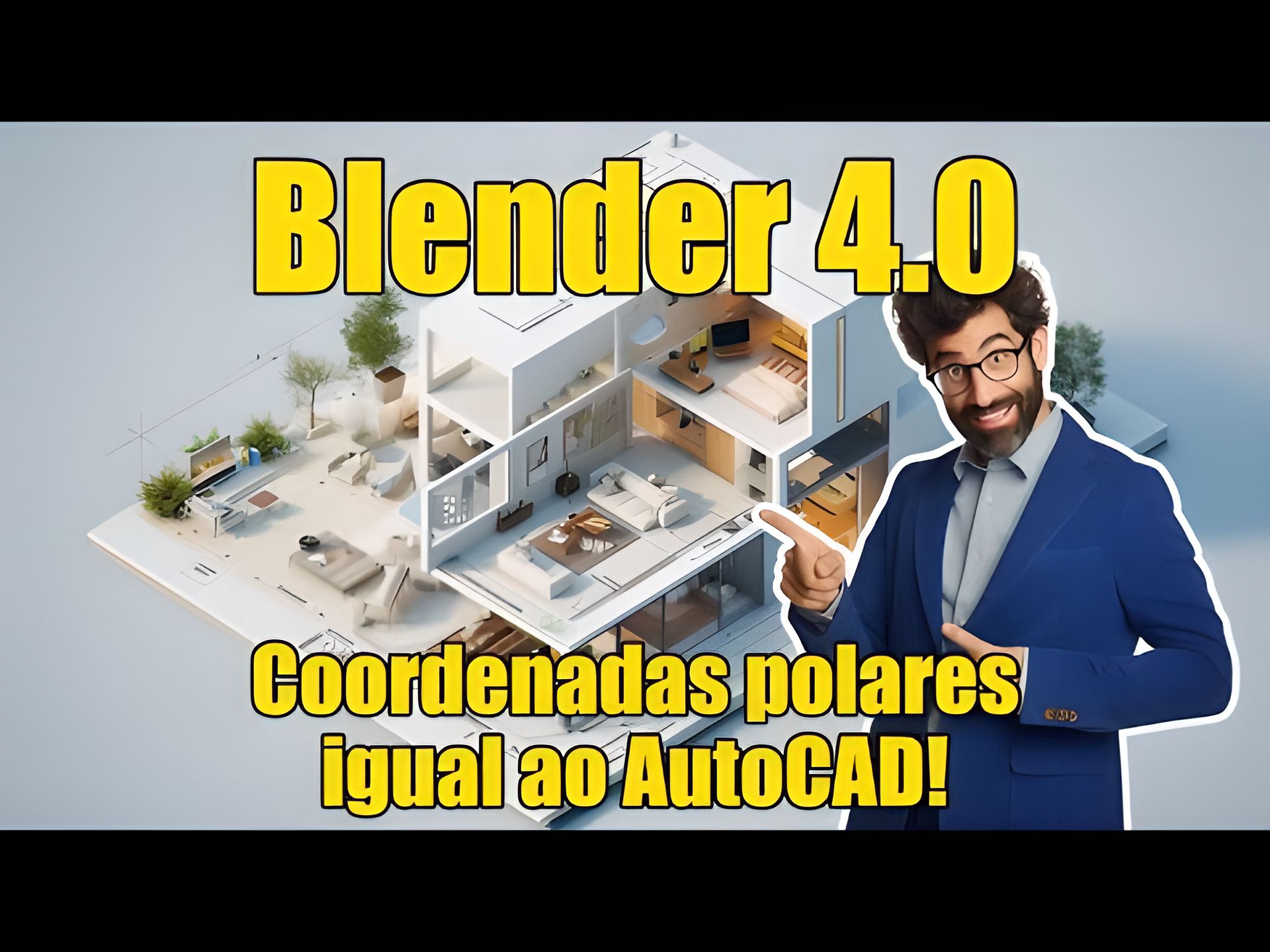 【中字】Blender 建模教程:4.0使用 AutoCAD 极坐标!-自带插件 -...