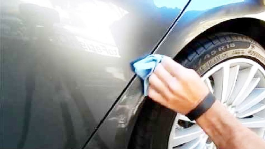 一块“抹布”不起眼,3秒快速修复汽车划痕,不用花钱修车了!