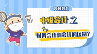 中级会计:财务会计和会计的区别?