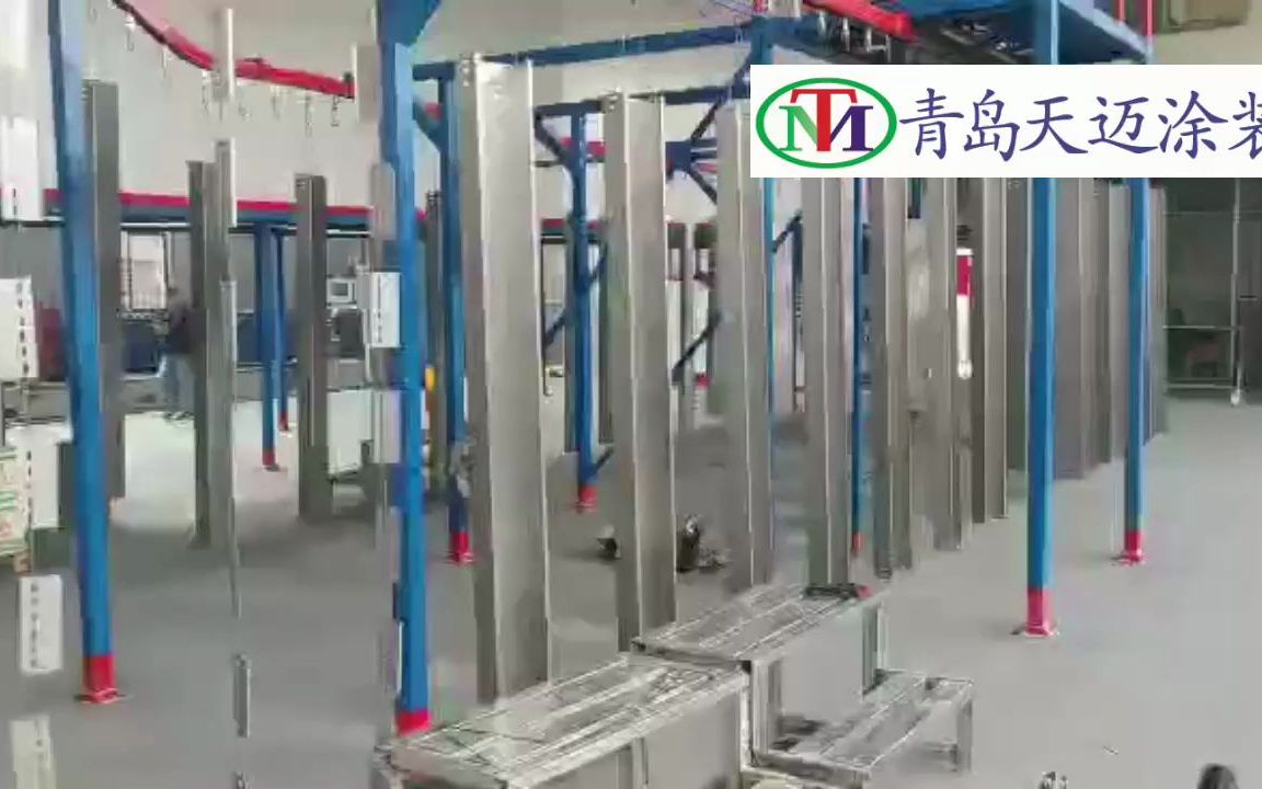 山东青岛喷涂设备厂家 散热器喷塑设备青岛天迈涂装设备厂家 喷粉...